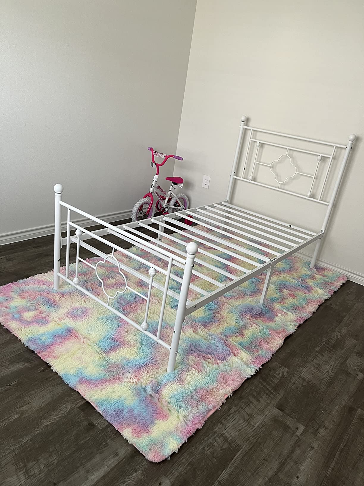 $45/mo - Finance HOOMIC 14 Inch King Size Metal Platform Bed Frame with ...