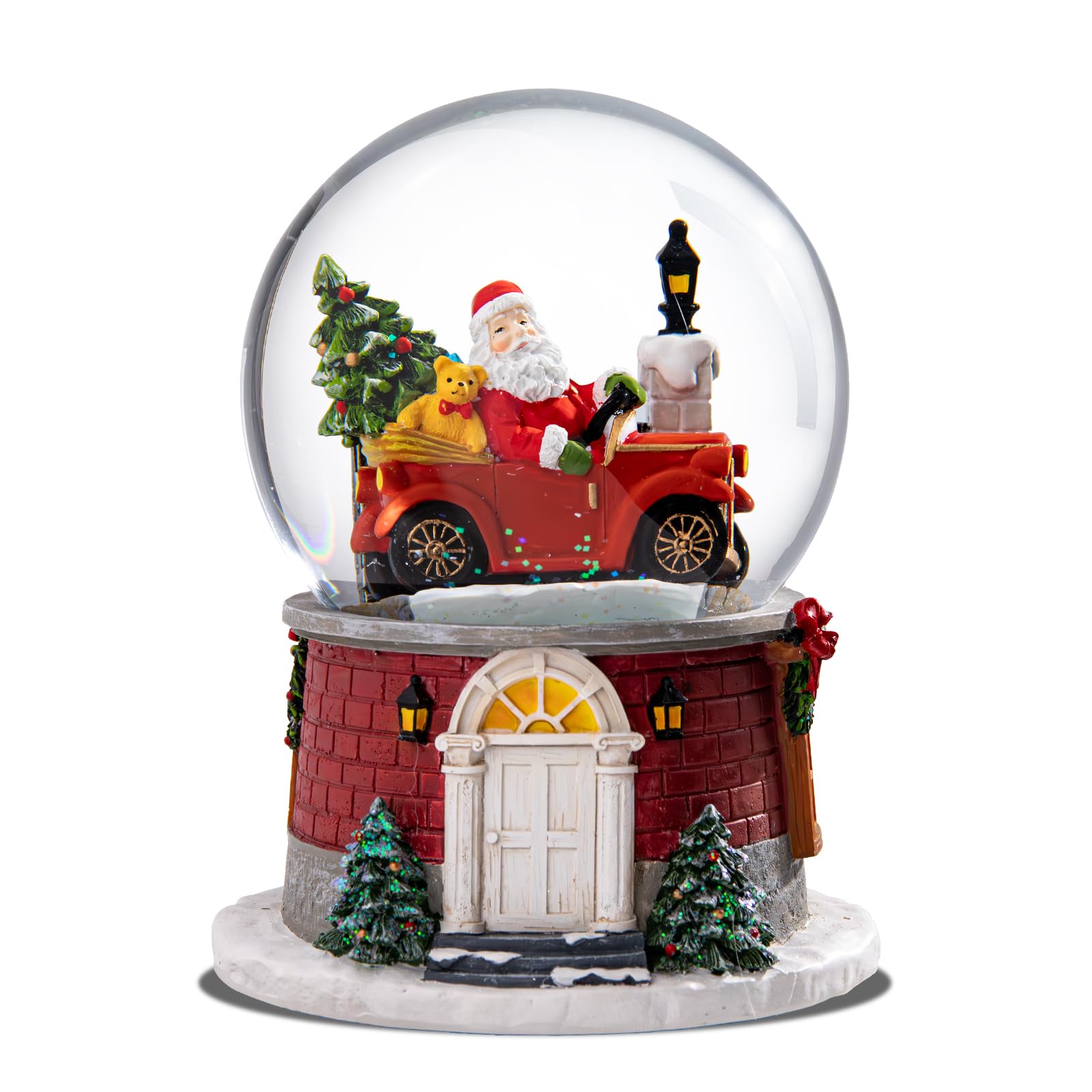Amazon.com: MUMTOP Snow Globe, Christmas Snow Globes,Santa Musical Snow ...