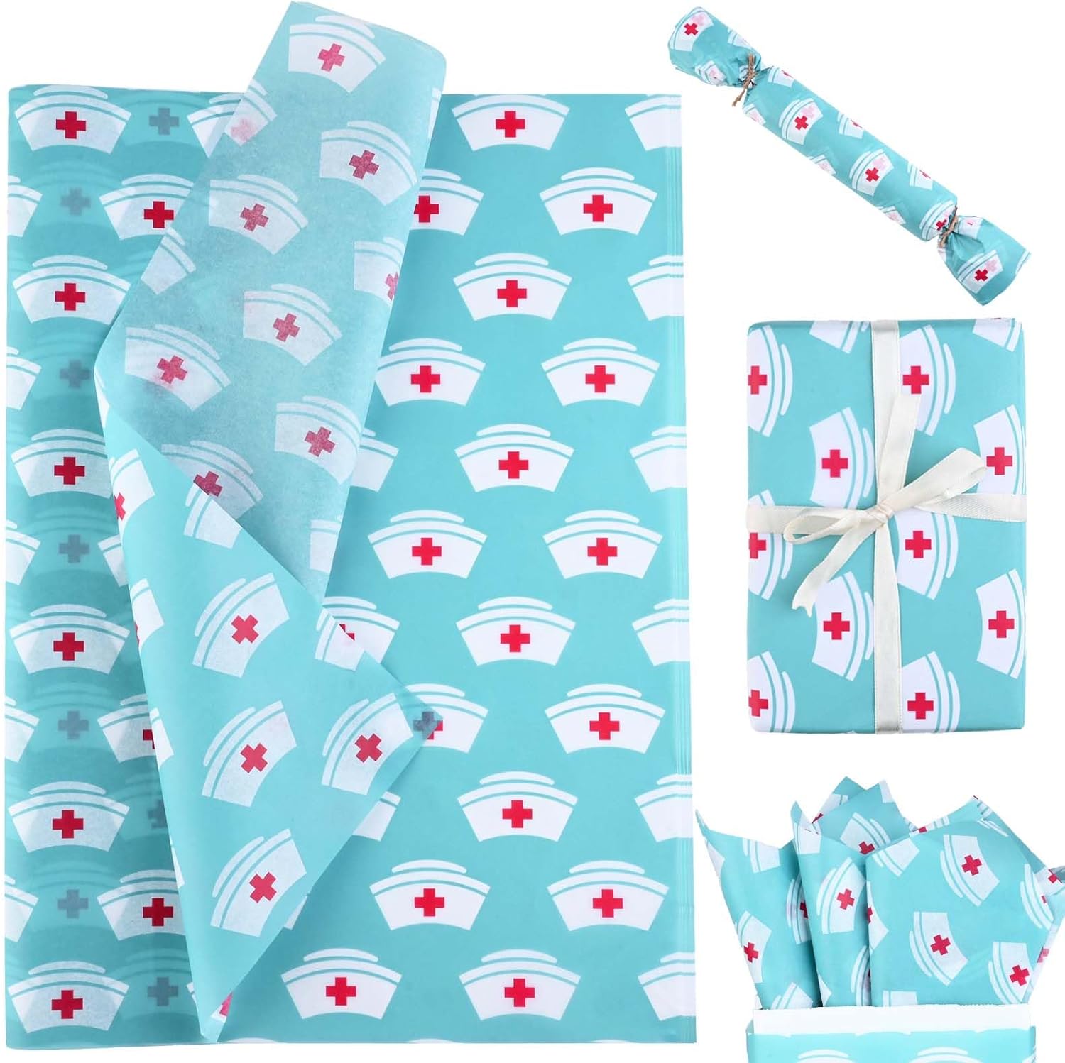 Amazon.com: Bolsome 100 Sheets 20 * 14 Inches Nurse Tissue Paper ...