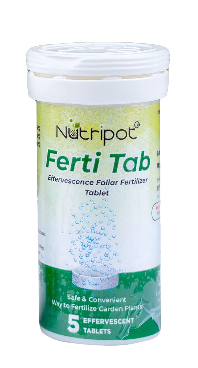 Nutripot Ferti Tab- Effervescence Fertilizer Tablets for Foliar/Leaf ...