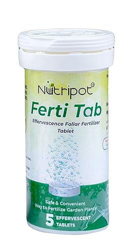 Nutripot Ferti Tab- Effervescence Fertilizer Tablets for Foliar/Leaf ...