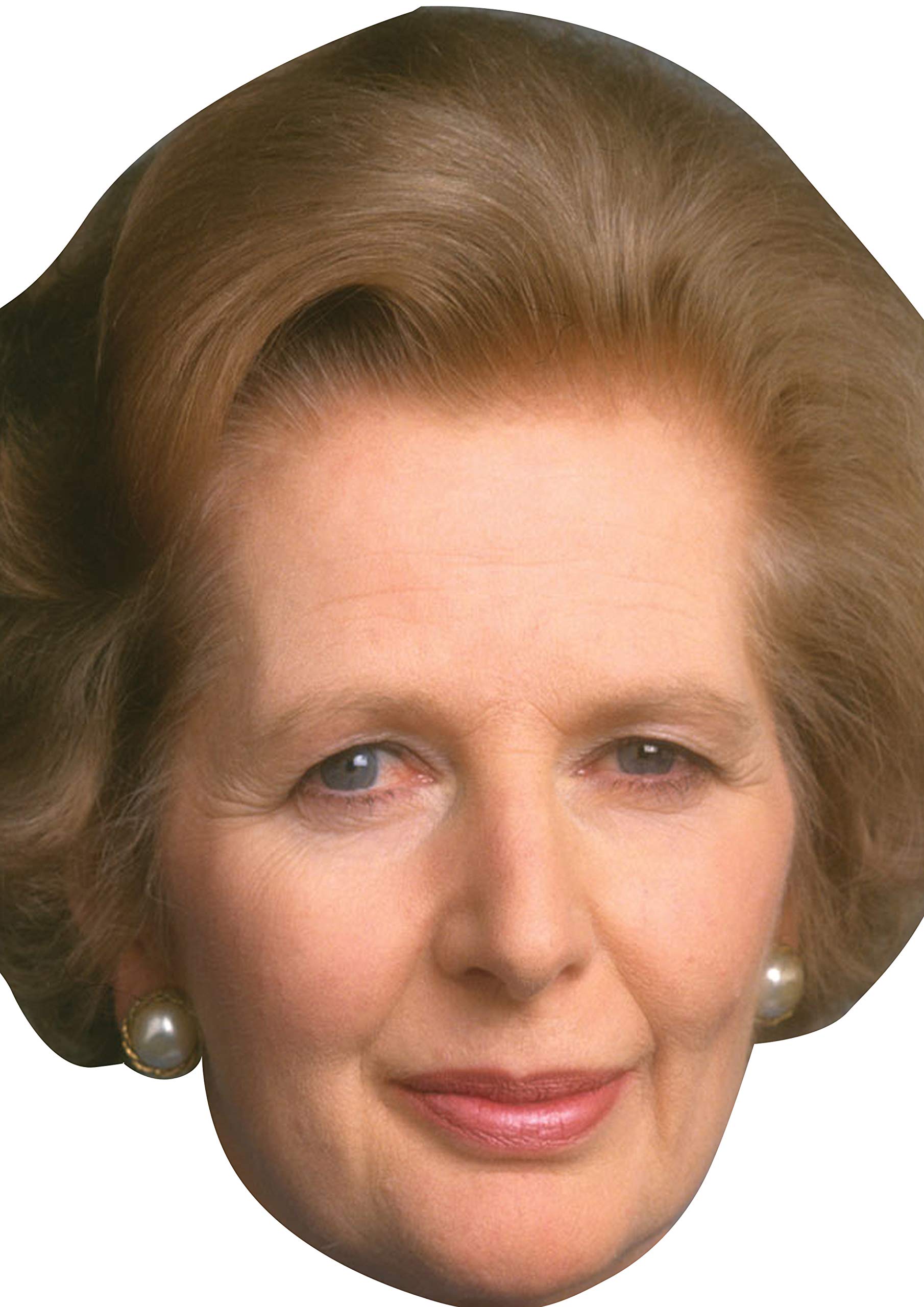 FoxyPrinting Margaret Thatcher Celebrity Cardboard Party Face Mask ...