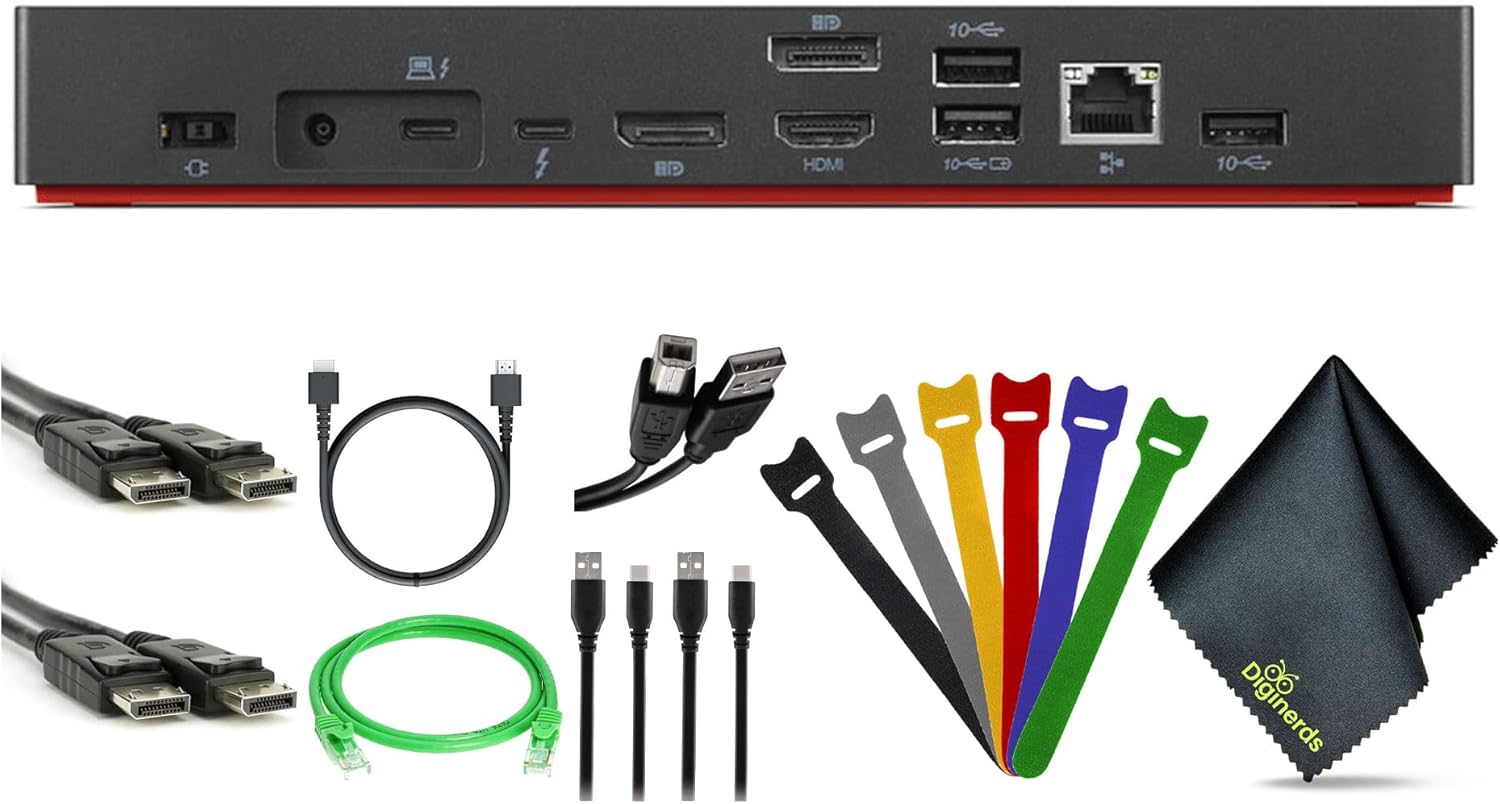 Amazon.com: Lenovo ThinkPad Docking Station Thunderbolt 4 Dock ...