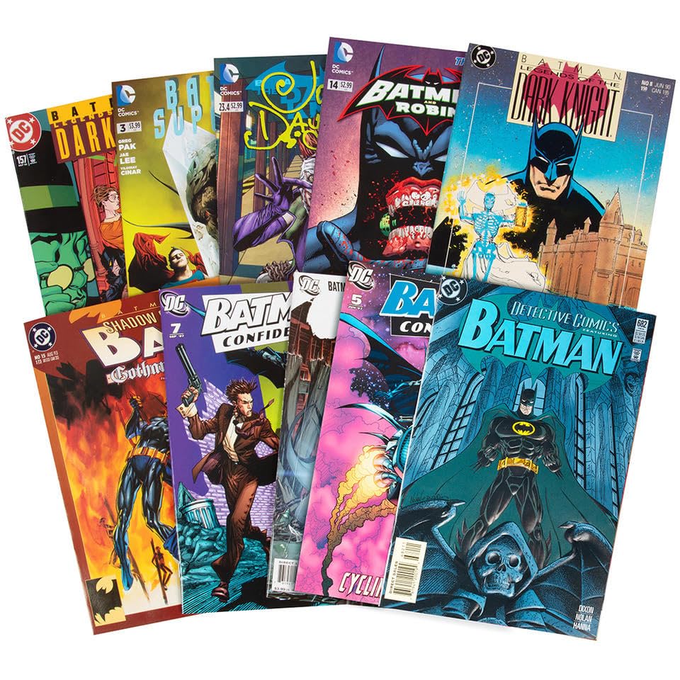 Amazon.com: DC Batman Ultimate Comic Book Value Pack- 10 Different ...