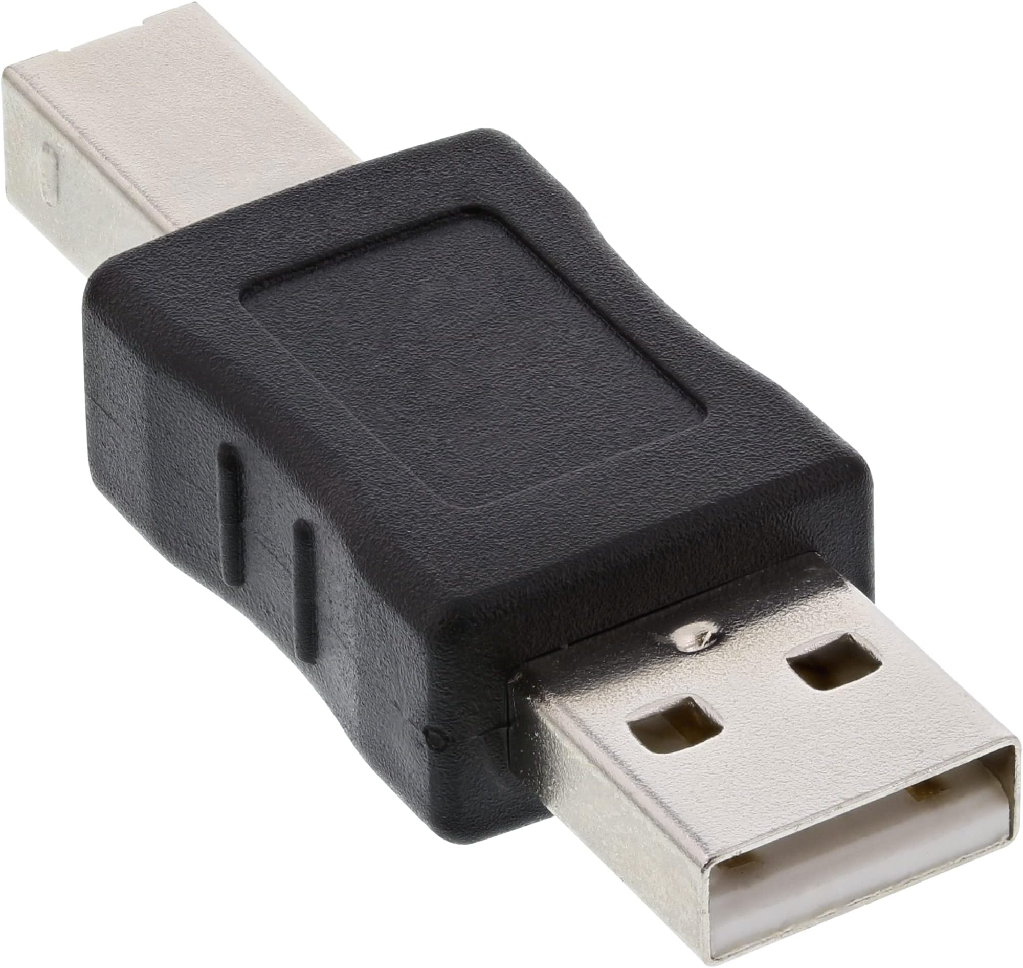 InLine 33443 USB 2.0 Adapter, Stecker A auf Buchse B: Amazon.de ...