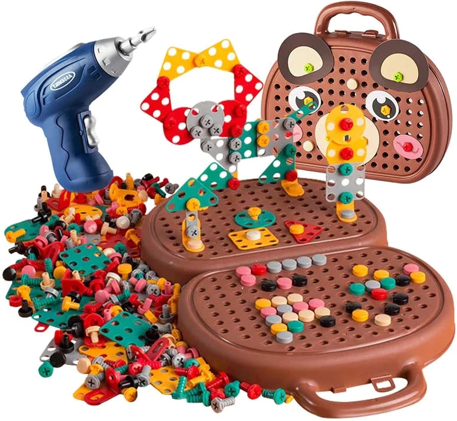 Amazon.com: Building Toys, 203 Piece Puzzle Set Creative Toys ...