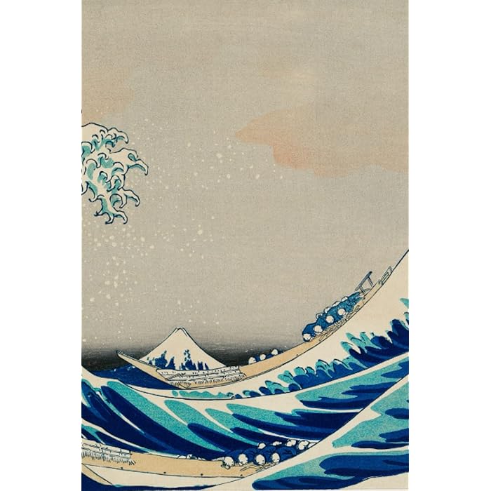 Buy The Great Wave off Kanagawa Notebook: Beautiful Rogue Wave Painting by Japanese Artist ...