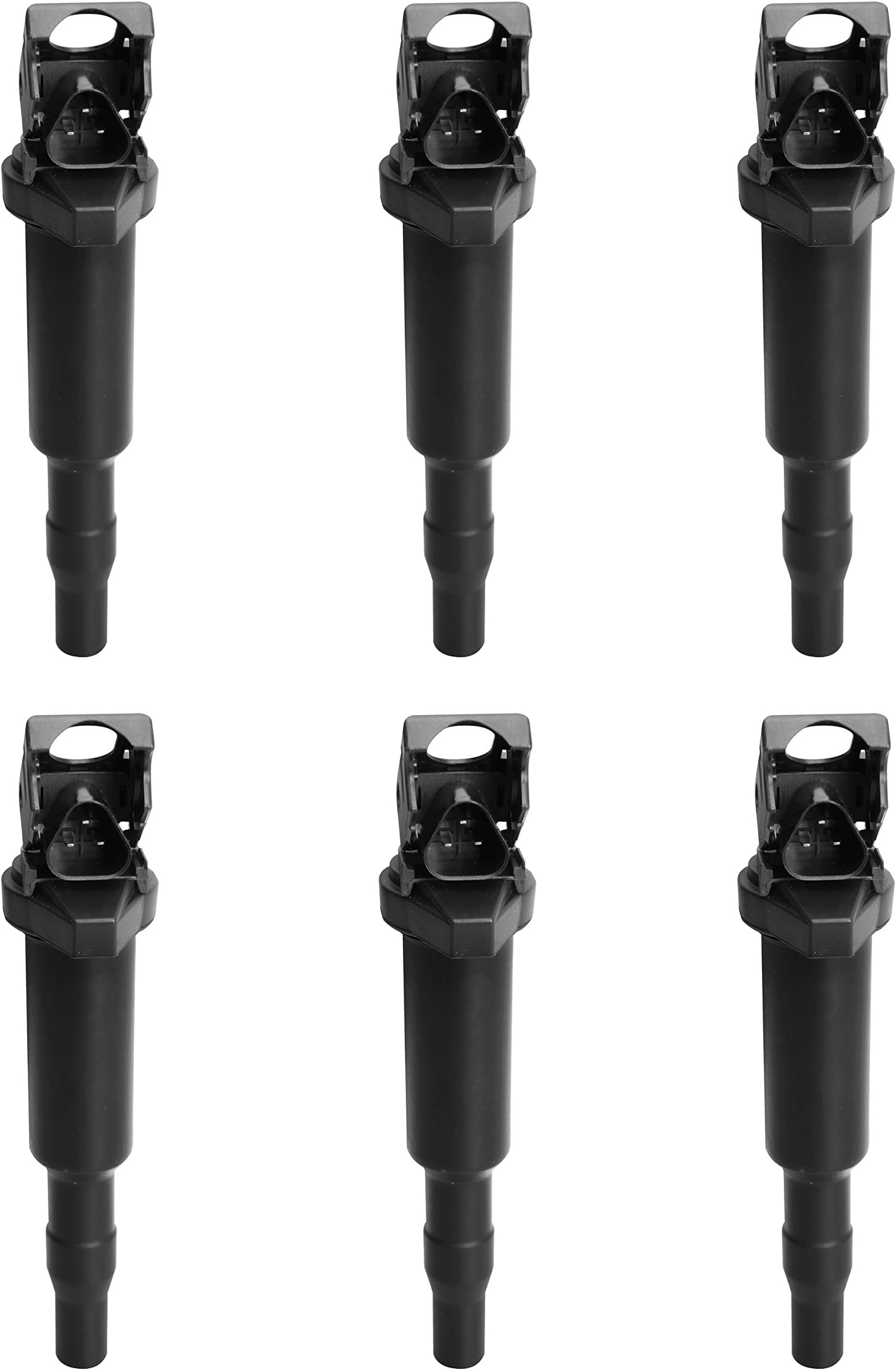 Amazon.com: Ignition Coil Set Pack of 6 BOSCH FOR BMW Mini E46 E60 E85 ...