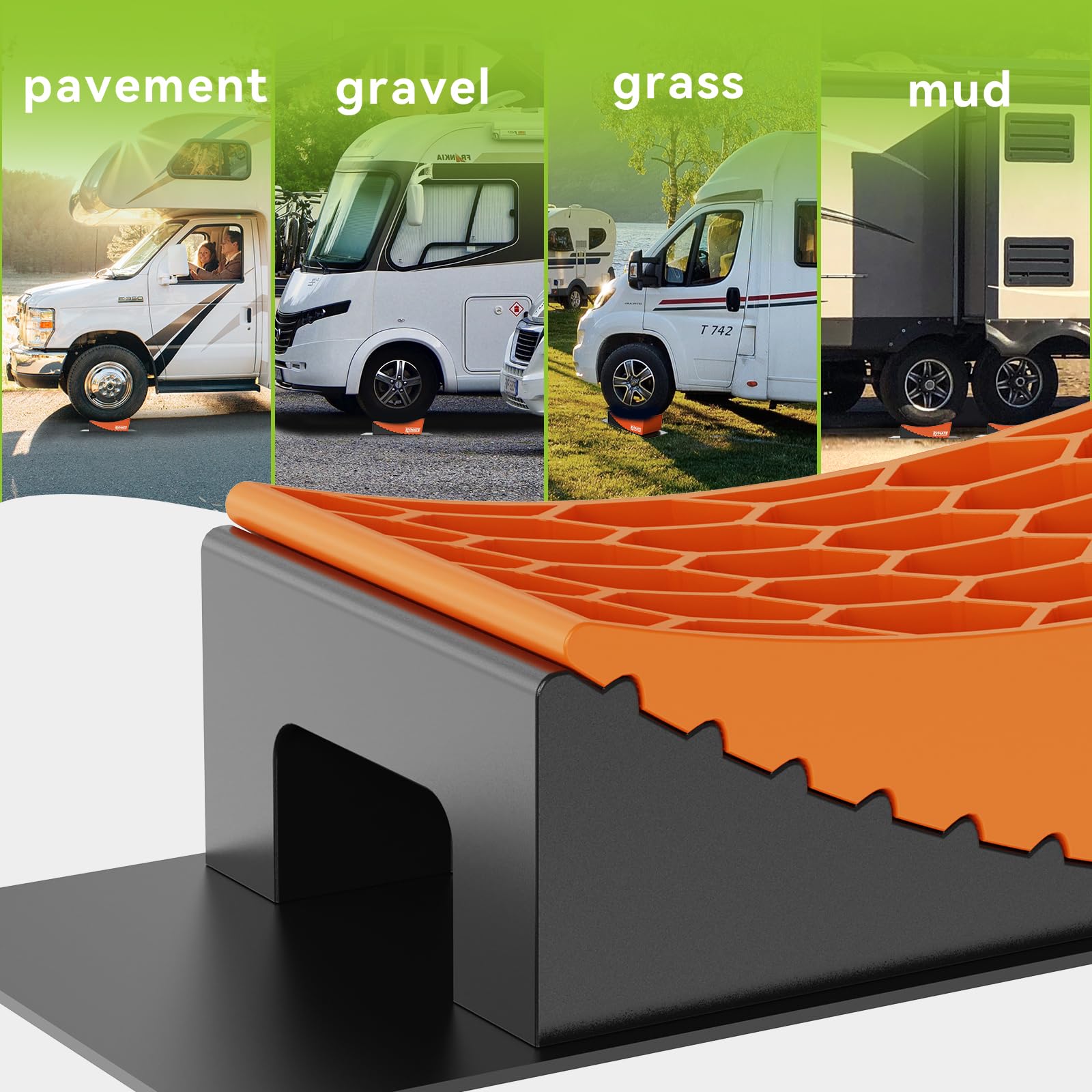 Snapklik.com : RVMATE Camper Levelers 8-Piece Kit RV Leveling Blocks ...