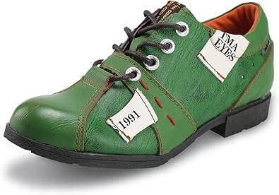 Amazon.com | TMA EYES & MAiA Womens Handmade Stitching Shoes Leather ...