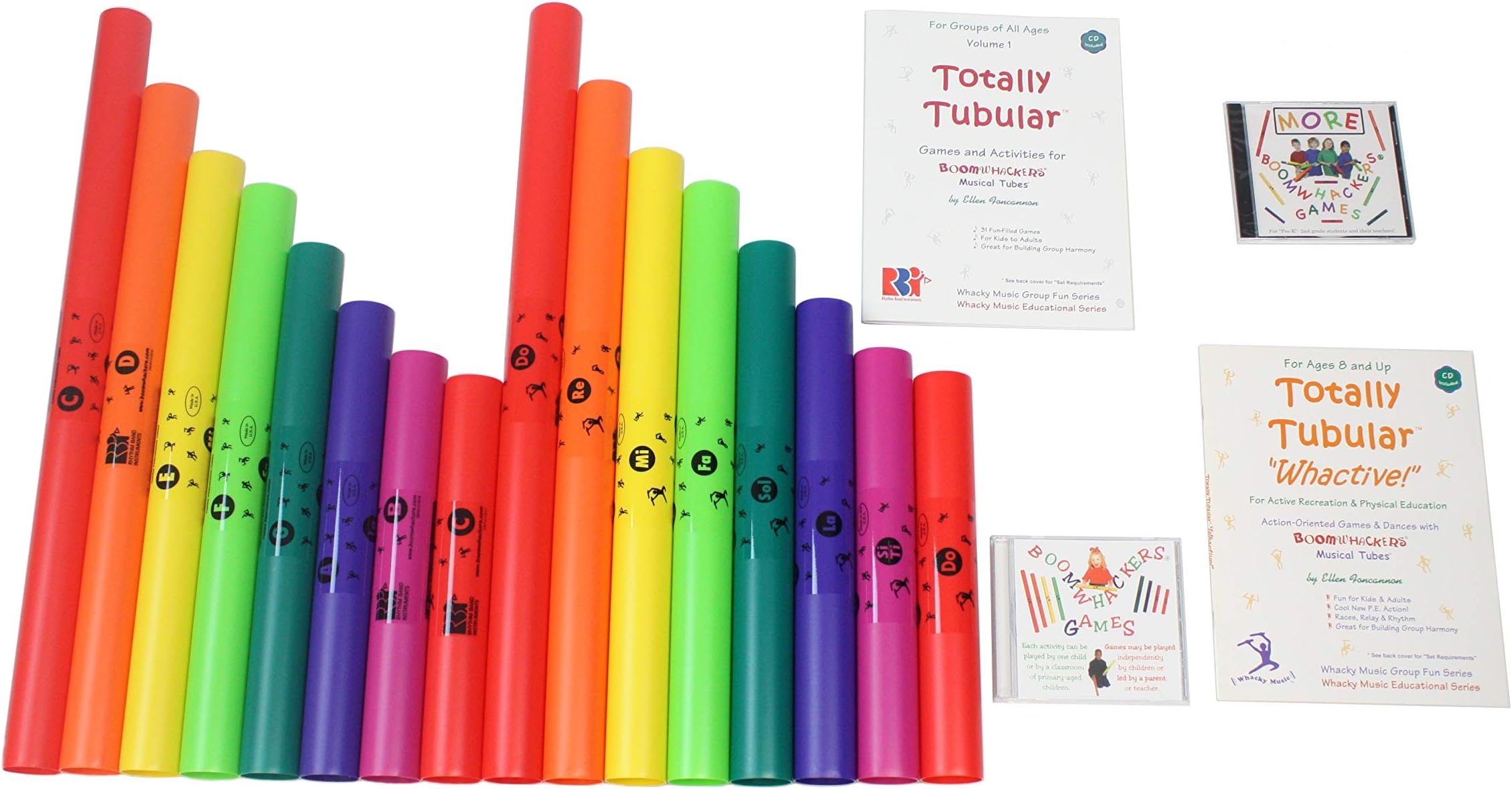 Amazon.com: Boomwhackers® C Major Diatonic Scale Set with Octavator ...