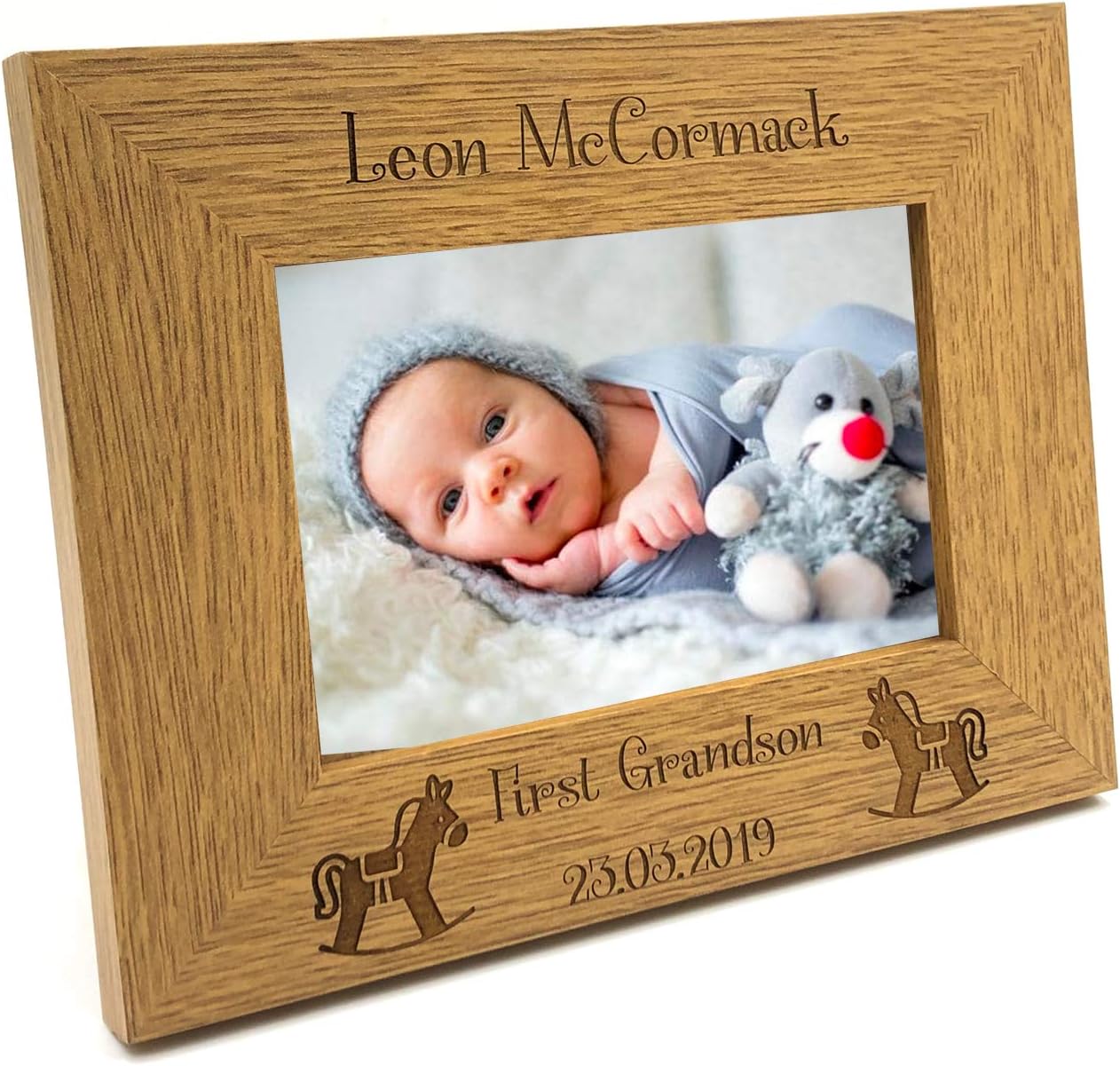 Juliana Grandson Silver Plated Two Tone Photo Frame FS624 : Amazon.co ...