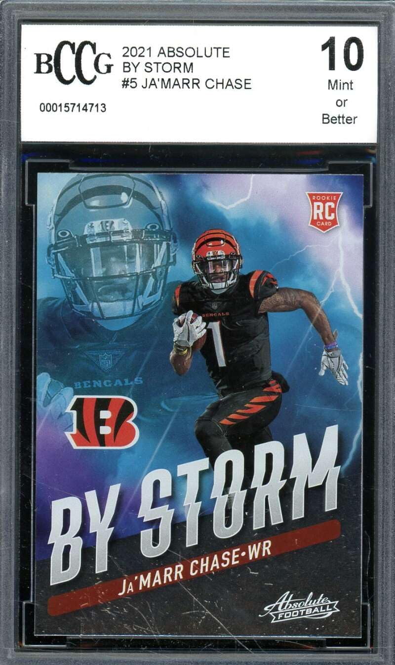 Amazon.com: 2021 Panini Phoenix Rookie Rising #5 Ja'Marr Chase Rookie ...