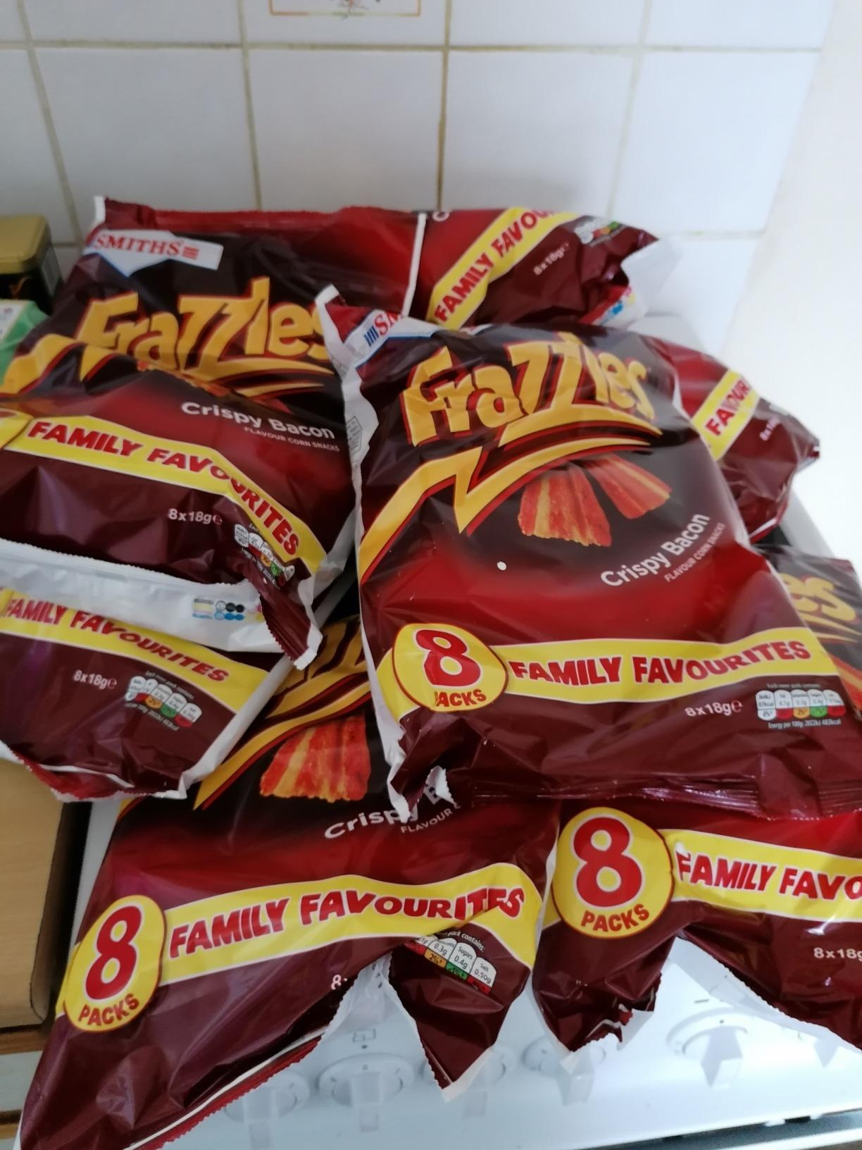 Smiths Frazzles Crispy Bacon Snacks, 23 g (Pack of 48) : Amazon.co.uk ...
