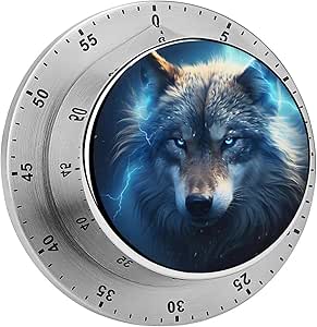 Amazon.com: Thunder Wolf Kitchen Timer 60 Minute Countdown Cooking ...