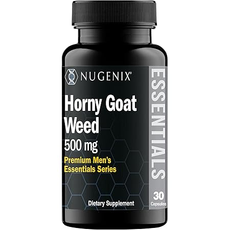 Amazon.com: Nugenix Essentials Horny Goat Weed Extract - Epimedium ...