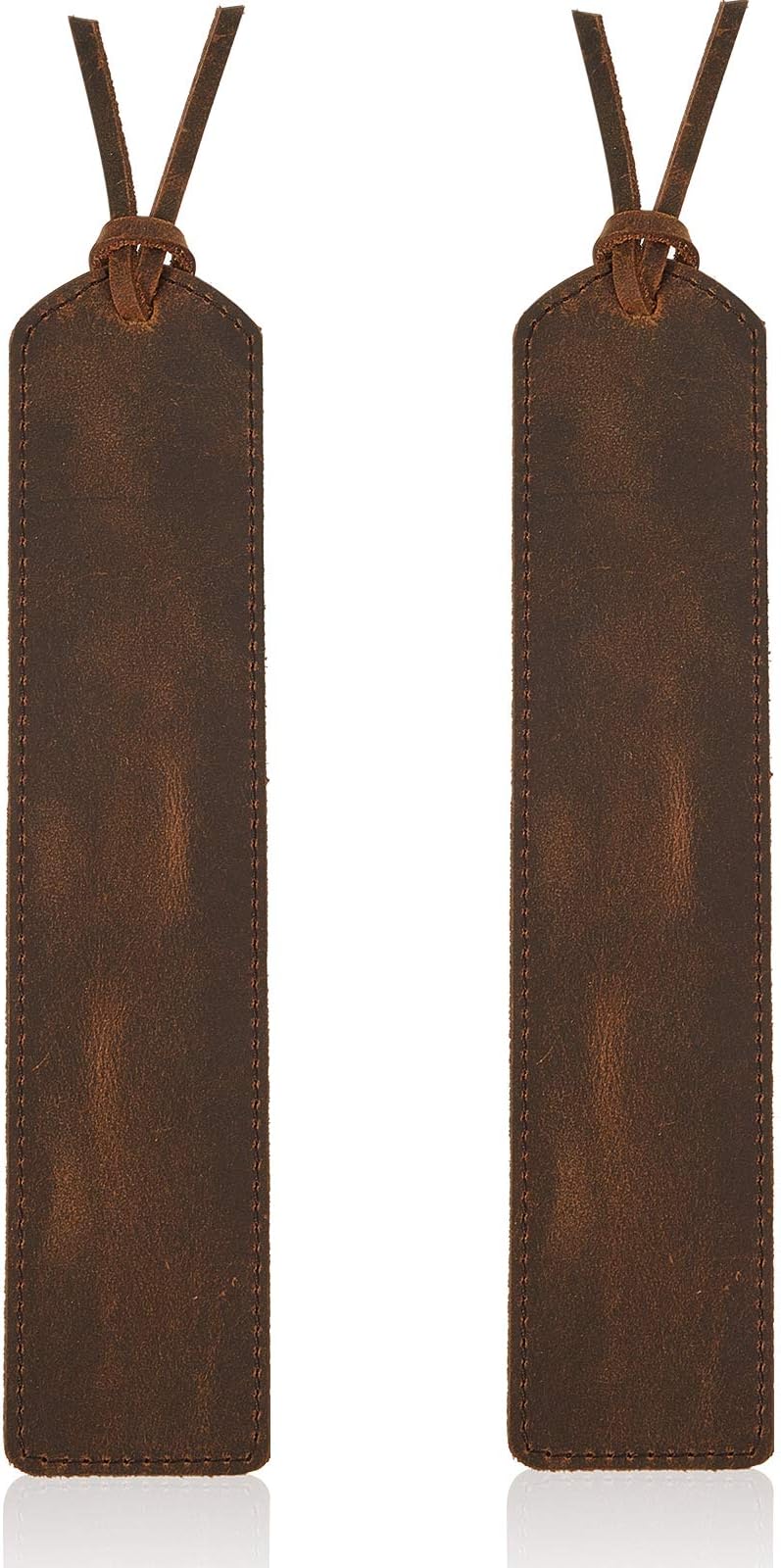 Amazon.com: Leather Bookmark Handmade with Mountain Design - 2 Genuine ...