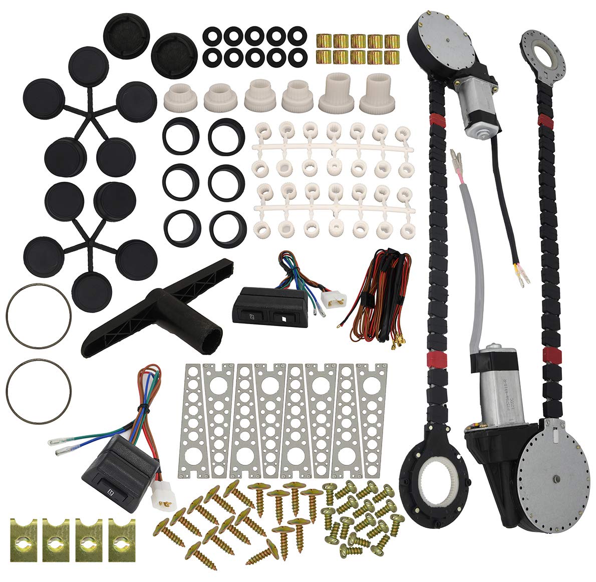 Amazon.com: Universal Electric Power Window Lift Roll Up Regulator ...