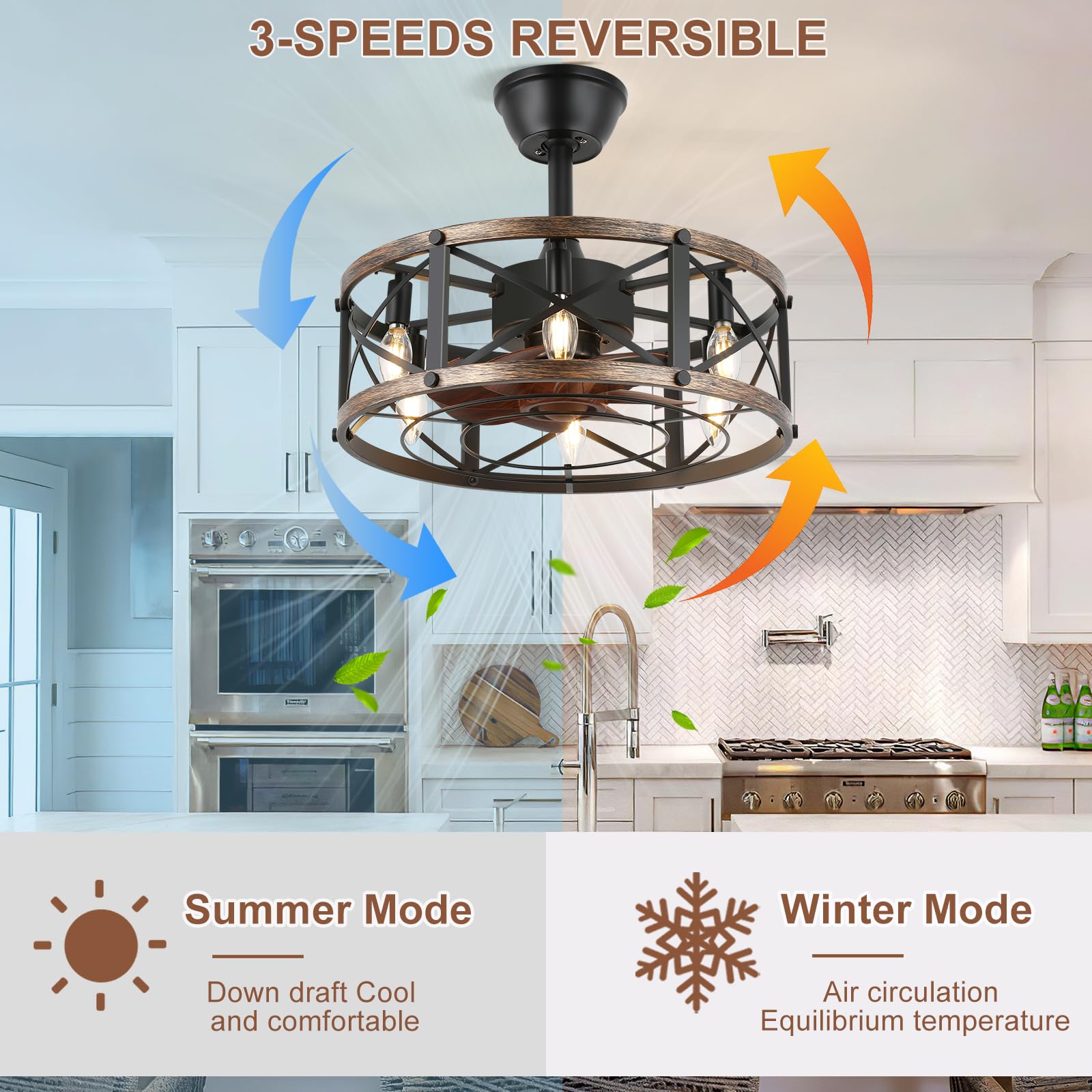 Home Gym Caged Ceiling Fan