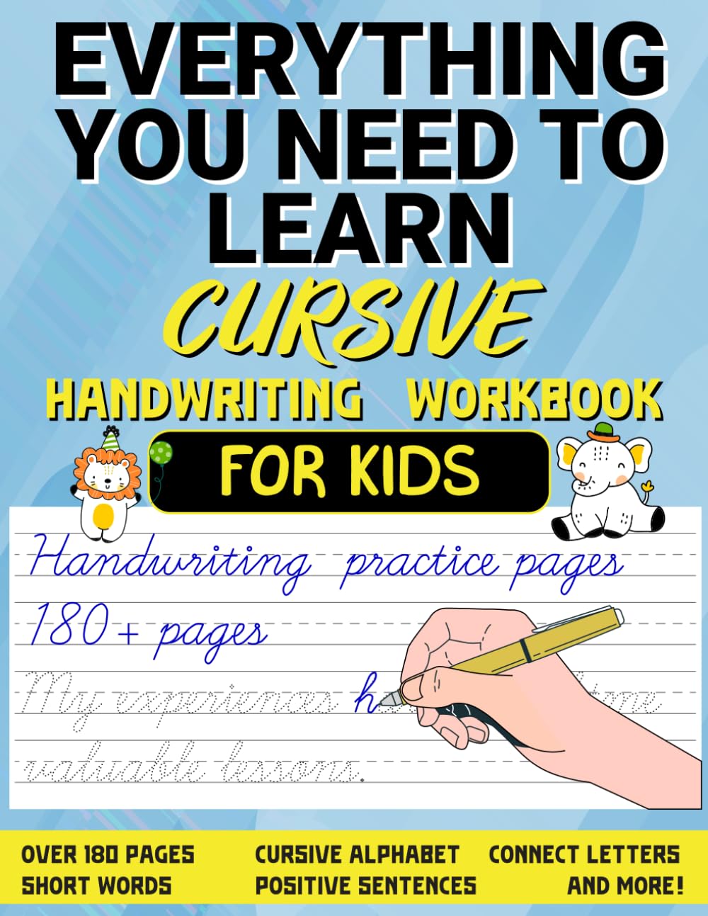 Everything You Need To Learn Cursive Handwriting Workbook For Kids ...