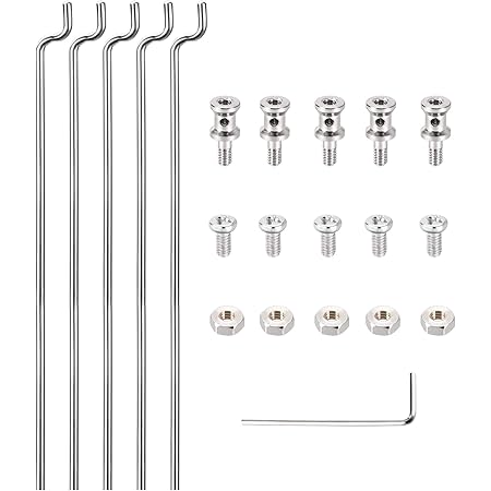 uxcell 10pcs Adjustable Pushrod Connector Linkage Stopper 1.2mm x ...