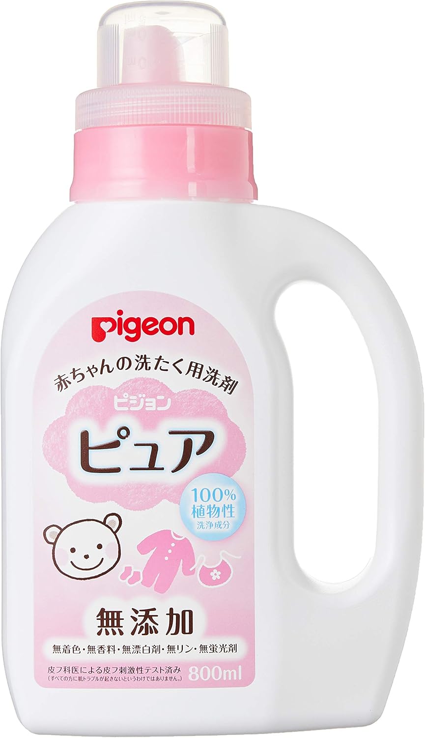Pigeon Baby Laundry Detergent Pure Bottle, 800ml : Amazon.sg: Health ...