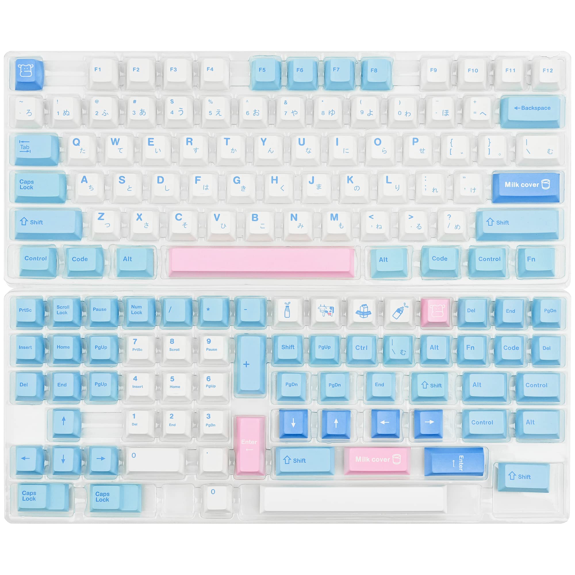 Buy GTSP 141 PBT Keycaps Cherry Profile Key Cap Cover Set 60 Percent ...