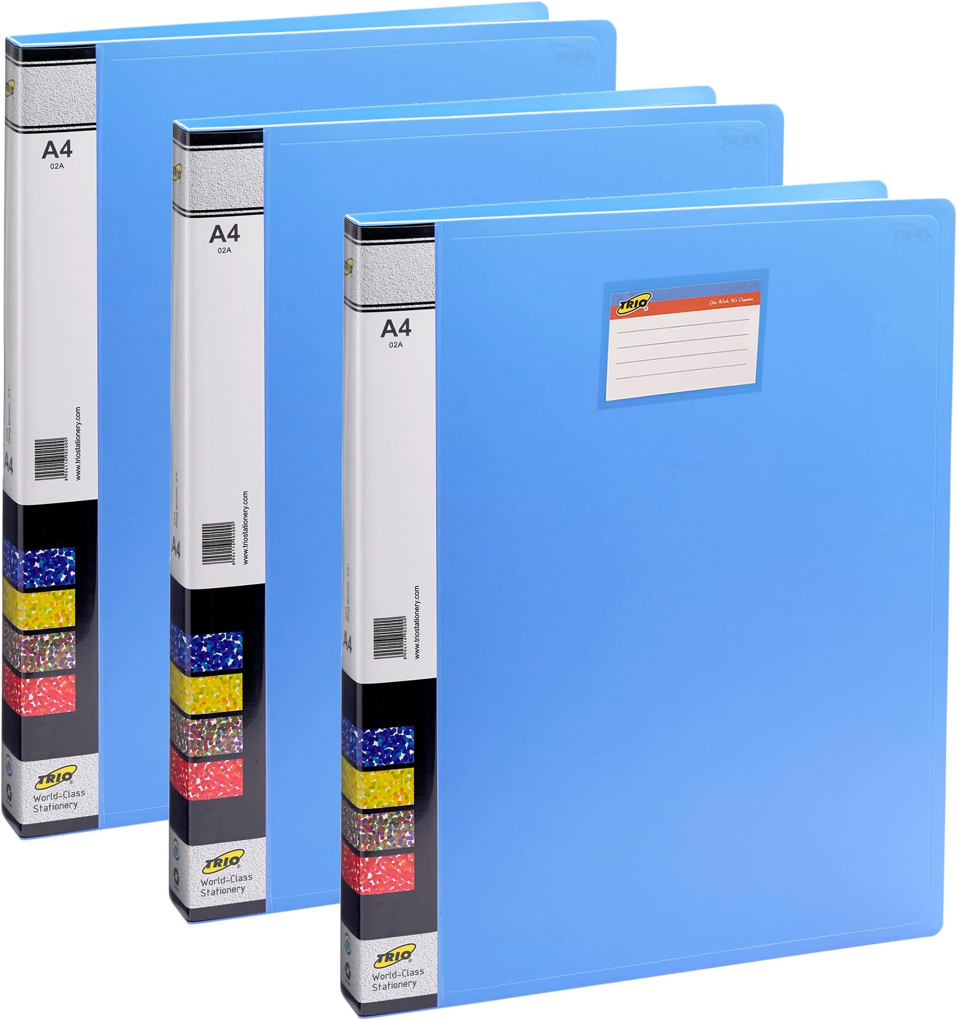 Trio File Folders for Documents A4 Size Ring Binder File Project ...
