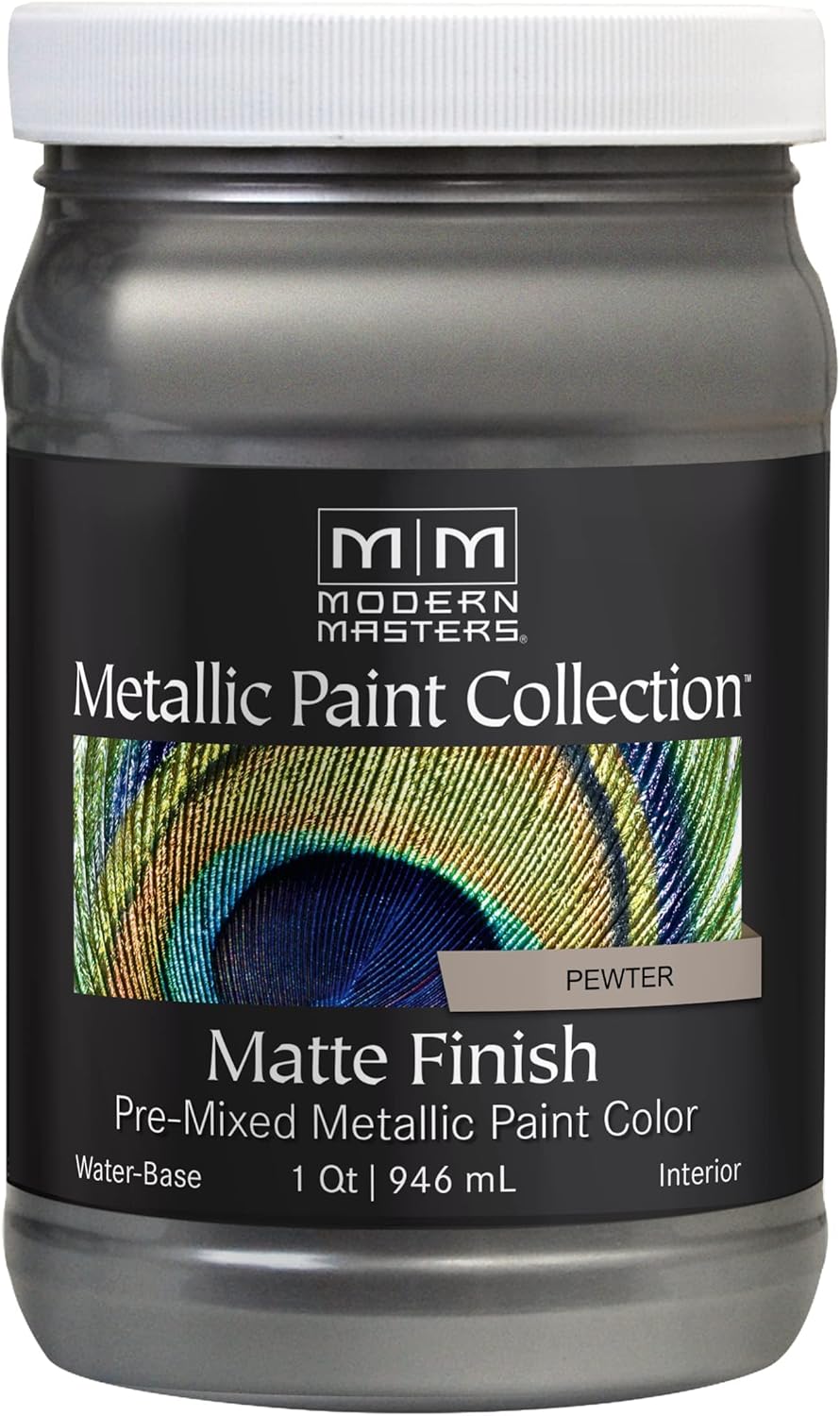 Modern Masters MM20932 Collection Metallic Paint, 1 Quarts, Matte ...