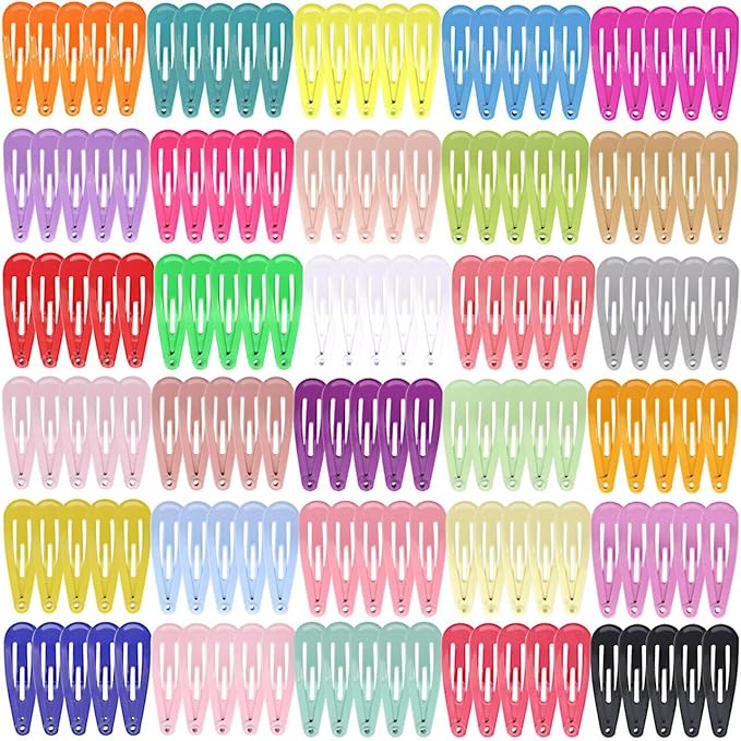 Amazon.com : Babymatch Baby Barrettes Hair Clips: 1.2 inch (3cm) Small ...