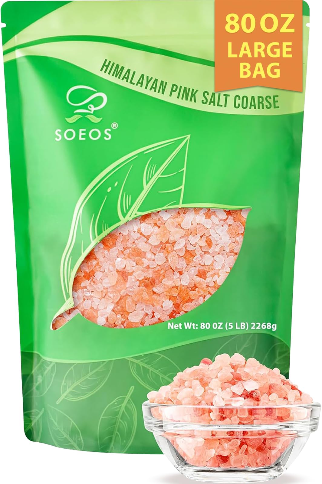 Amazon.com : 52USA Himalayan Pink Salt Coarse, Pink Himalayan Sea Salt ...