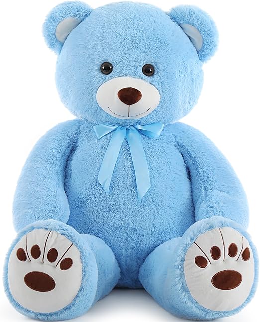 Amazon.com: MorisMos Giant Teddy Bear Stuffed Animal, 51in Lifesize Big ...