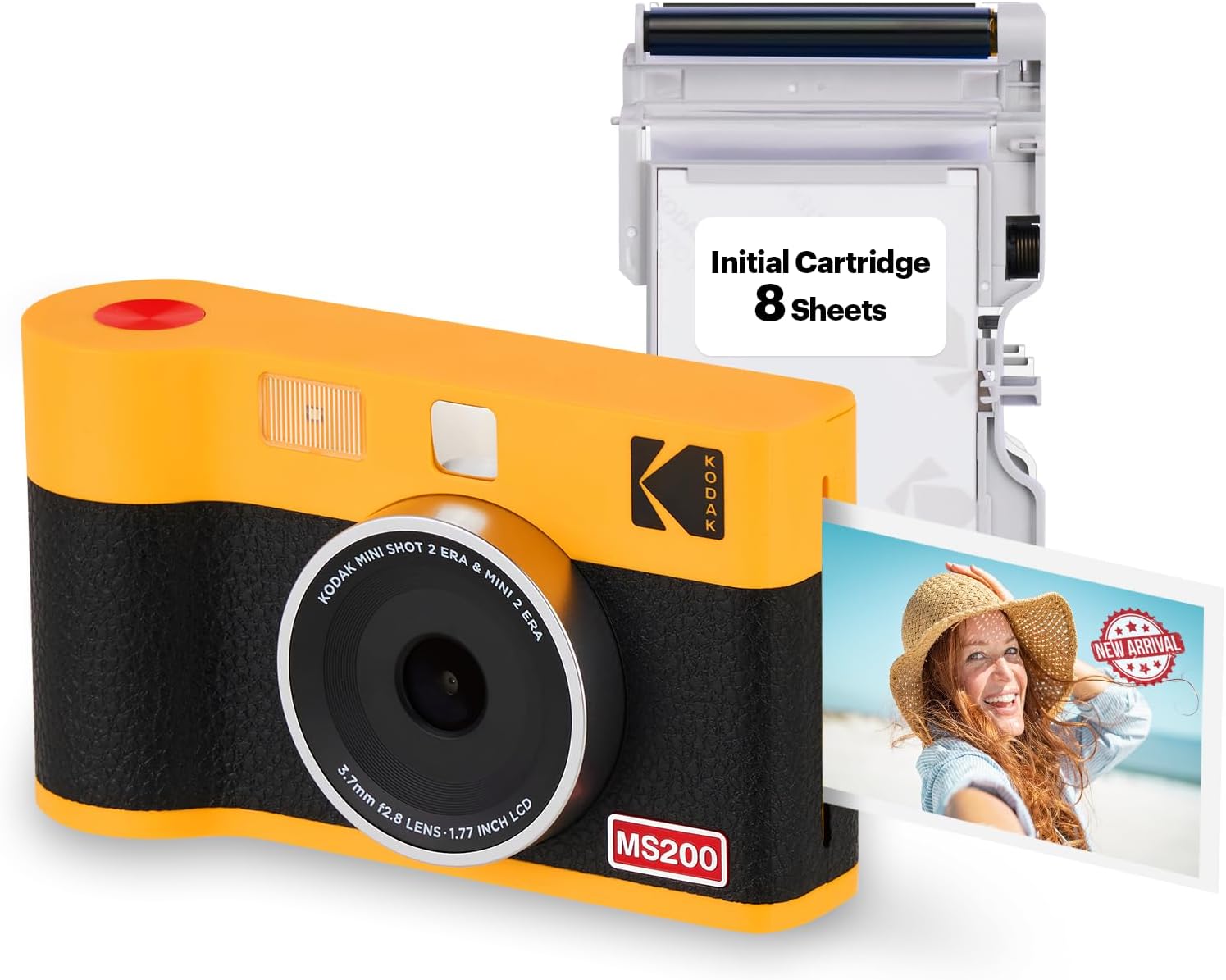 Amazon.com : KODAK Mini Shot 2 ERA 4PASS 2-in-1 Instant Camera and ...