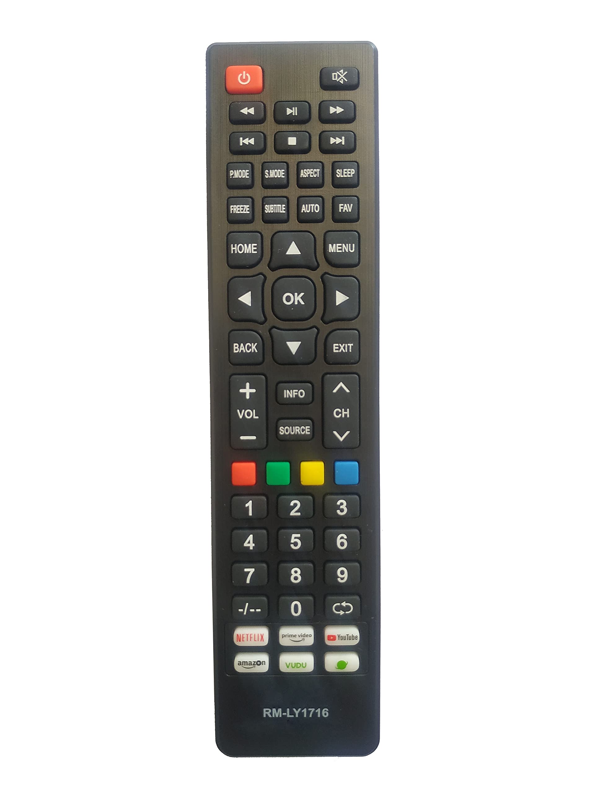 Buy LipiWorld® RM-LY1716 Led Smart TV (Different Body) Universal Remote ...