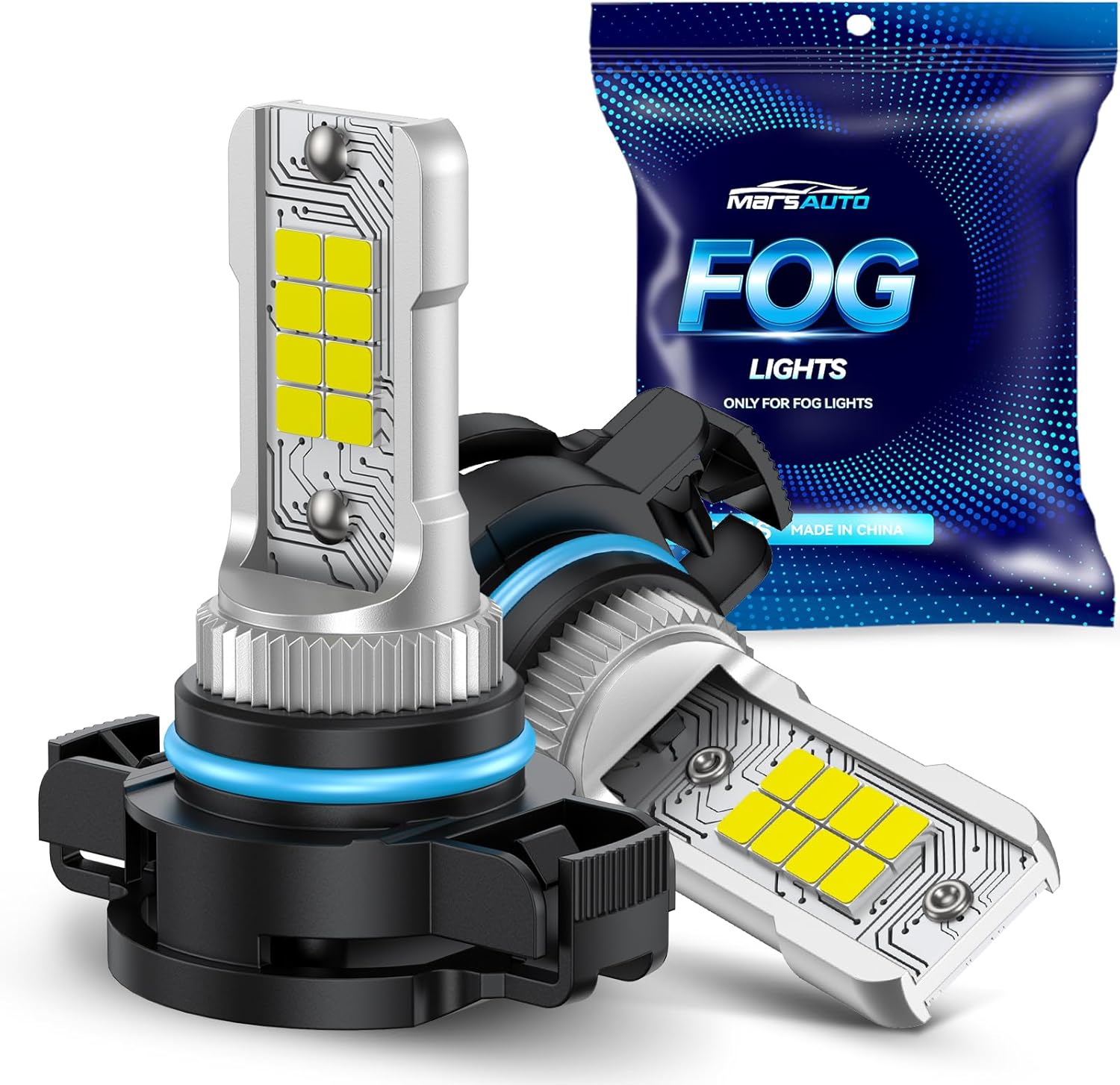 Amazon.com: Marsauto 5202/5201 LED Fog Light Bulbs, 100% Successful ...