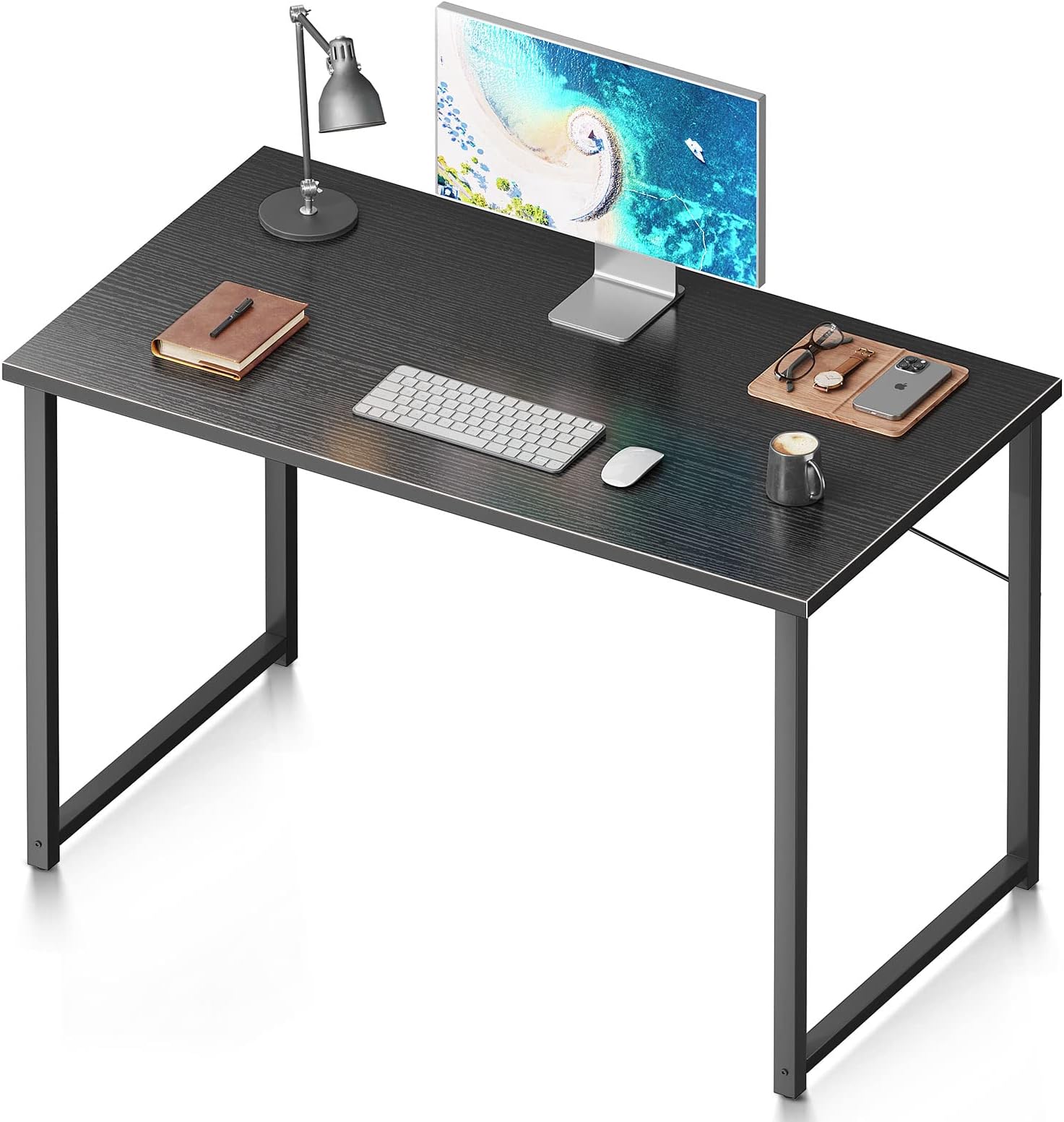 Amazon.com: DYH Computer Desk 47 in, Home Office Writing Desk, Modern ...