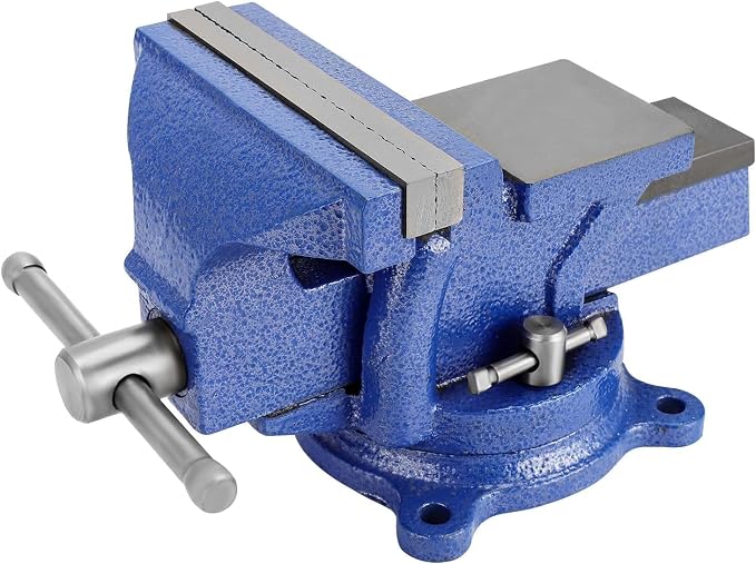 CROWNSHOP Bench Vice for Workbench Bench Vise with 360 Degrees ...