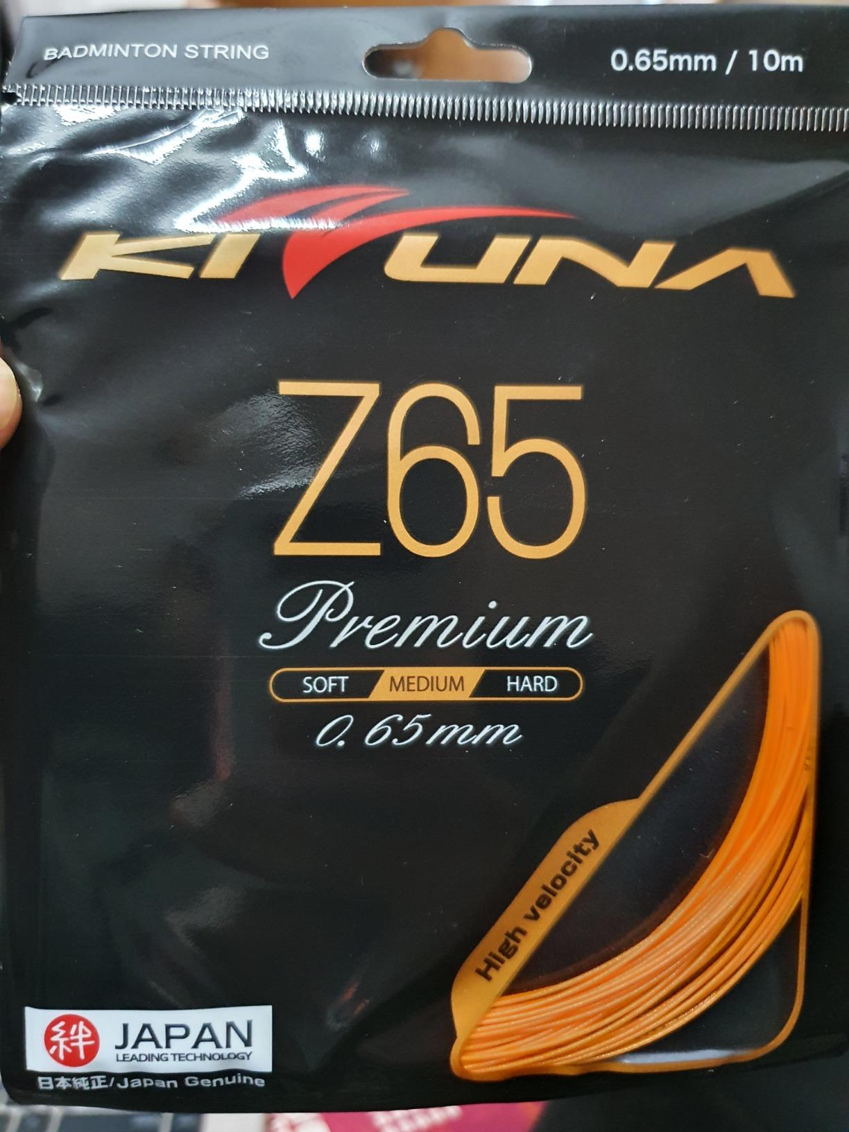 Buy KIZUNA Badminton String Z65P | Medium Feel | Nylon + Multifilament ...