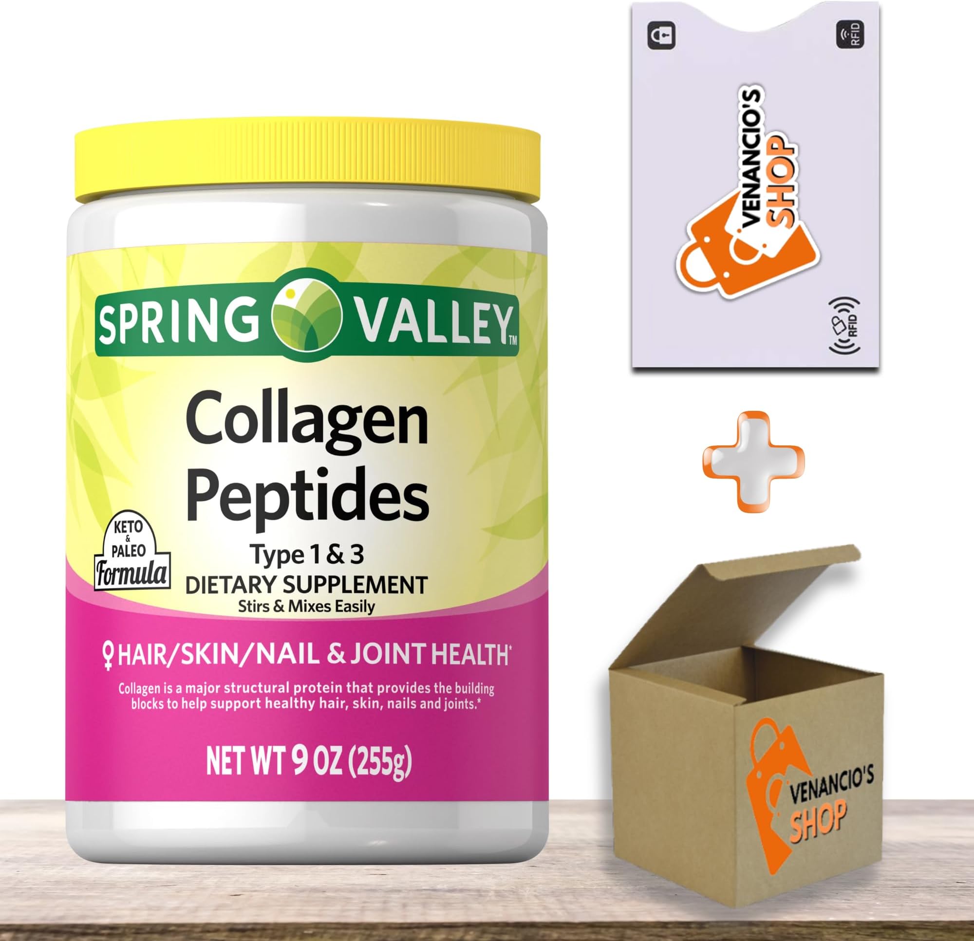 Amazon.com: Spring Valley Collagen 1,000mg Per Tablet, Plus Vitamin C ...