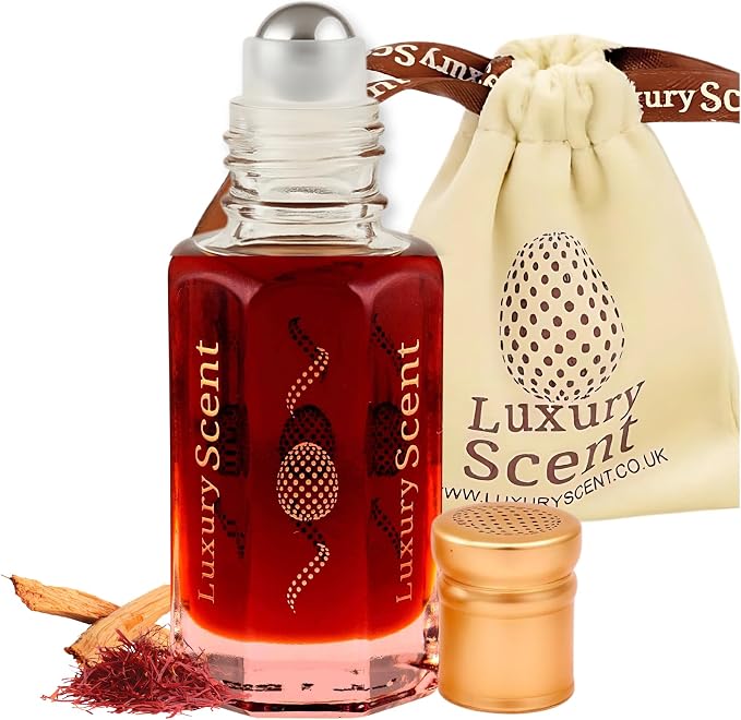 Perfume Oil Saffron Roll-On 6ml – Long Lasting Alcohol Free Arabian ...