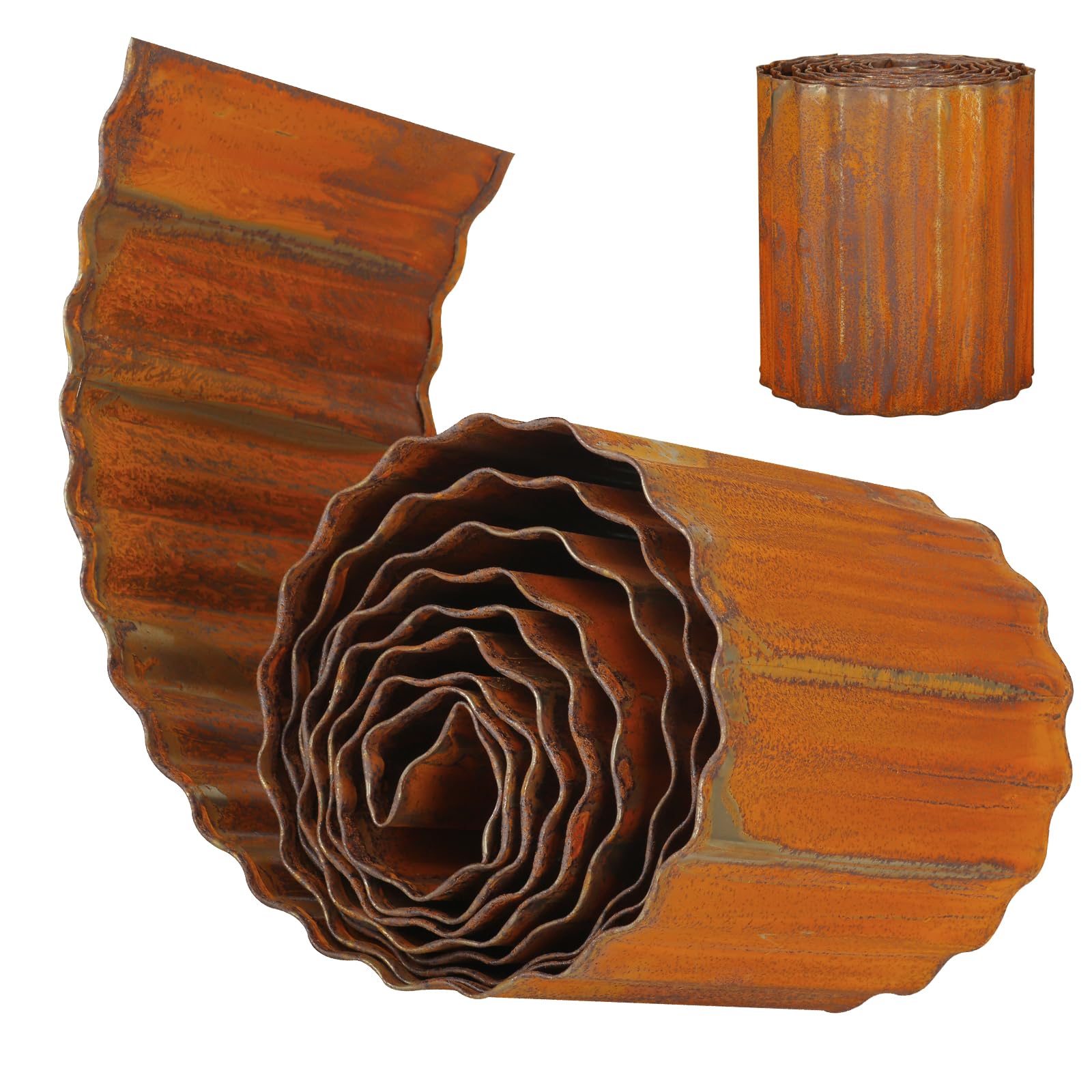 Snapklik.com : Corrugated Metal Landscape Garden Edging Border,6 Inch X ...