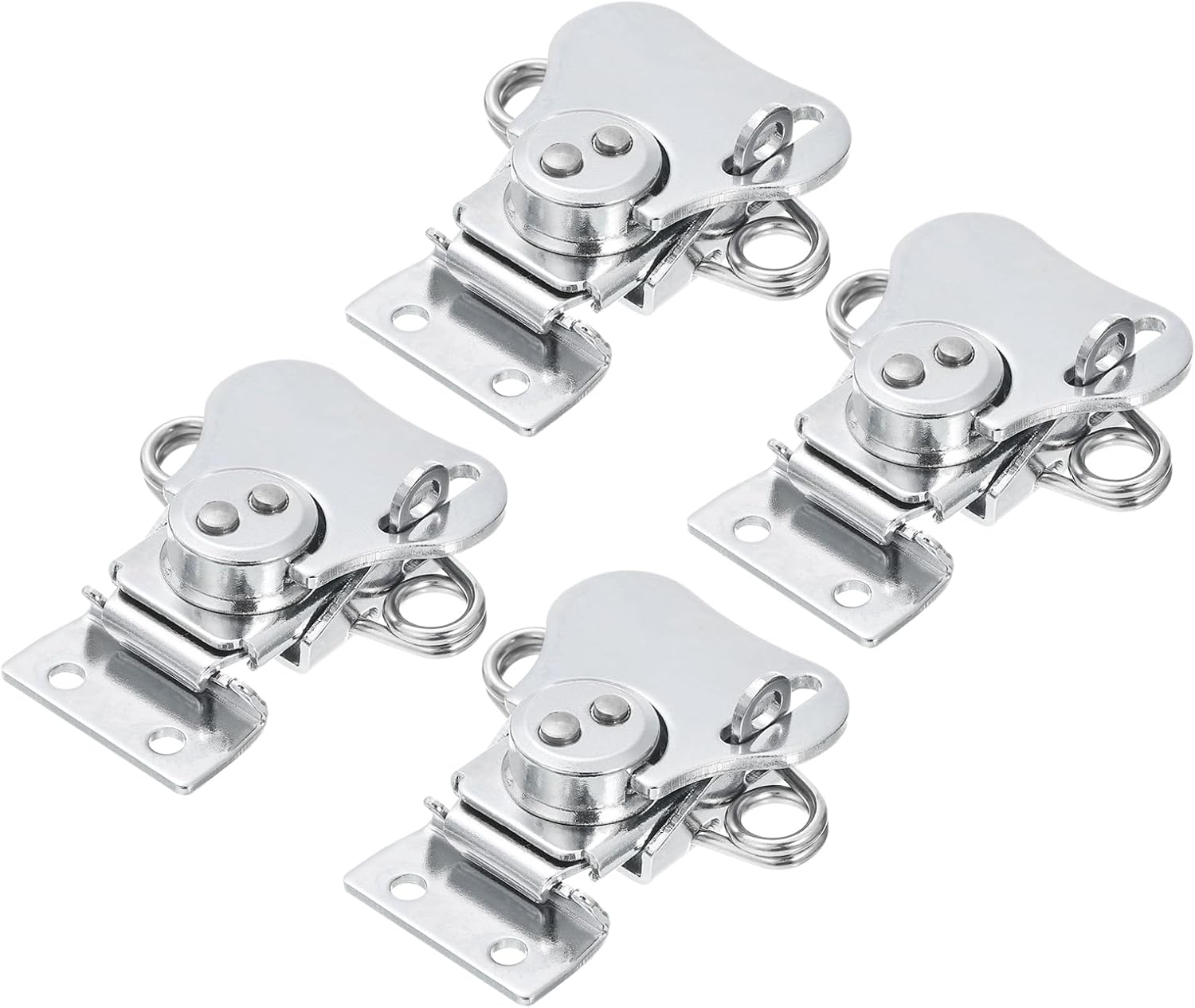 uxcell 4 Pcs Butterfly Twist Latch, 2.17 Inch Alloy Spring Loaded Twist ...