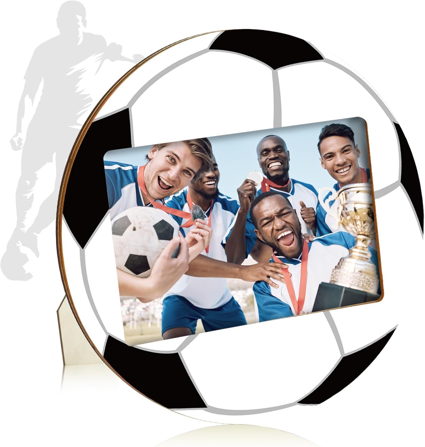 Amazon.com - clothmile Soccer Picture Frame 4x6 Sport Themed Wooden ...