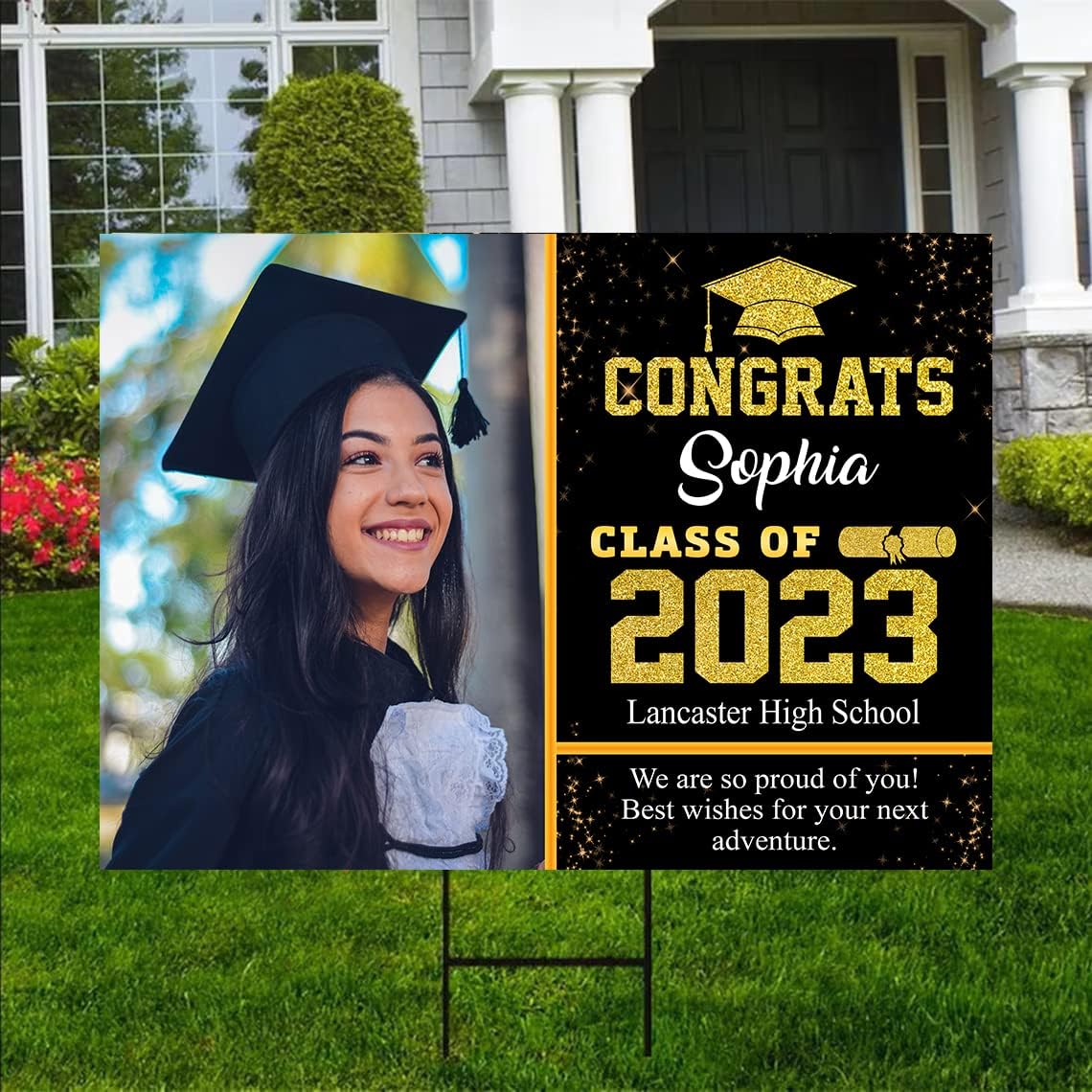 Amazon.com : Personalized Graduation Yard Signs, Class Of 2023 ...