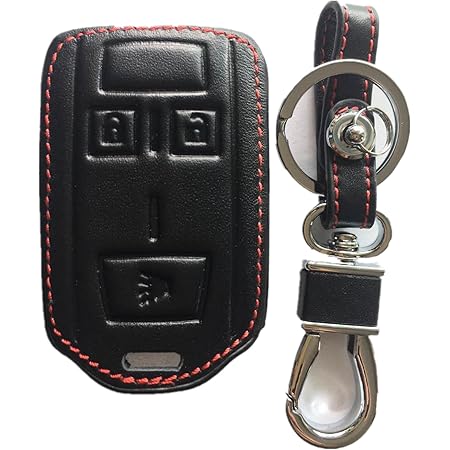 Amazon.com: RPKEY Leather Keyless Entry Remote Control Key Fob Cover ...