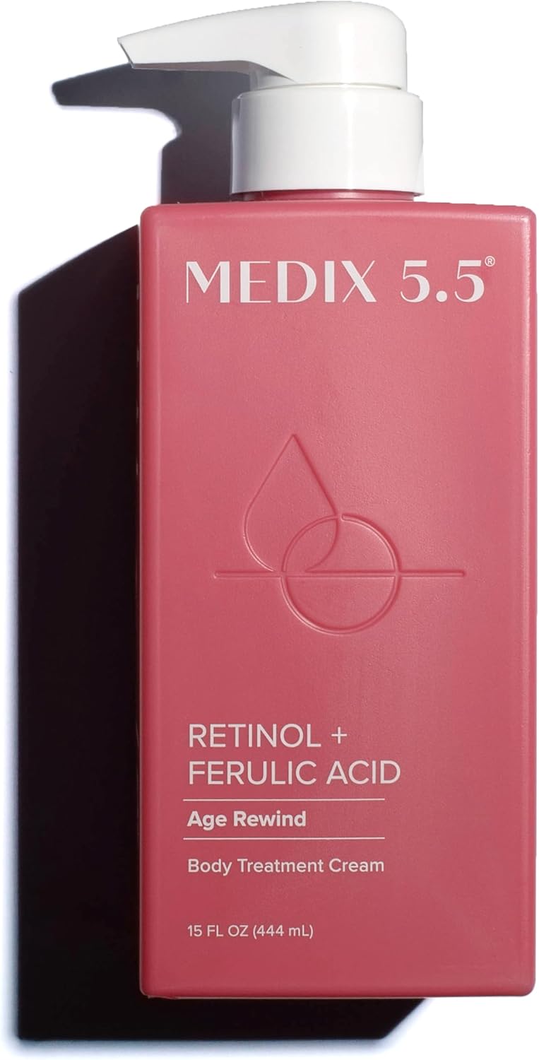 Medix 5.5 Retinol Cream With Ferulic Acid Anti Sagging Treatment Targets Crepey Wrinkles And Sun ...