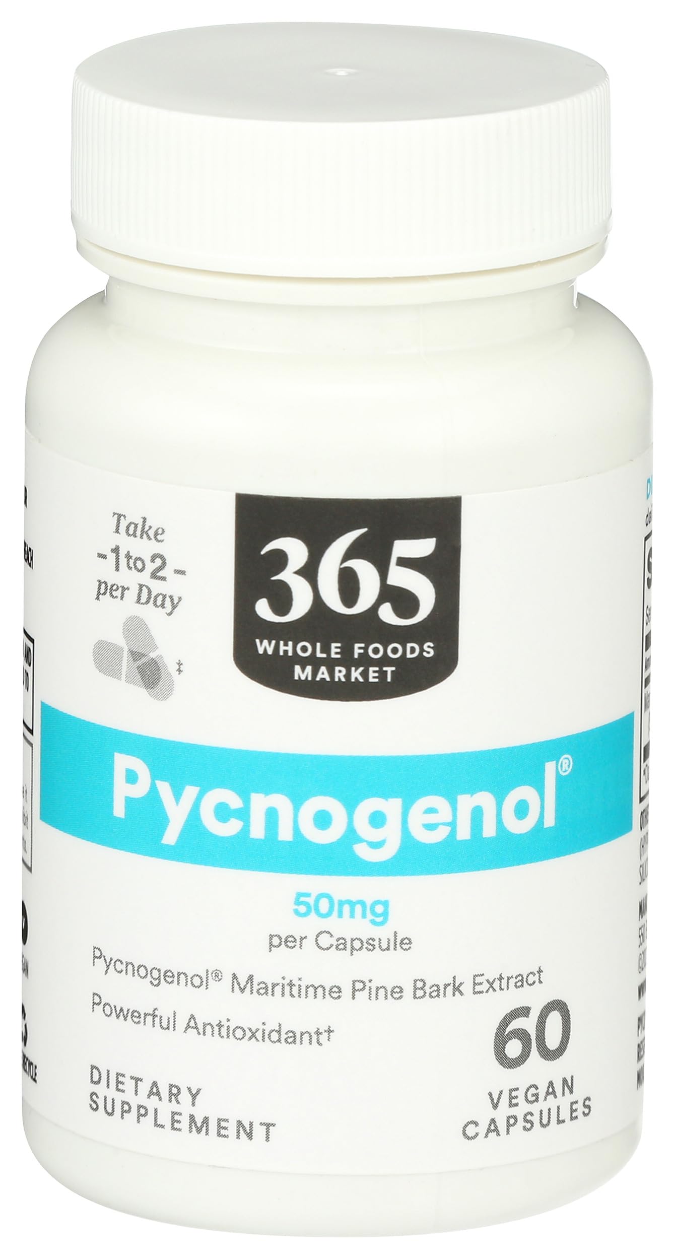 365 by Whole Foods Market, Pycnogenol Maritime Pine Bark Extract, 50mg ...