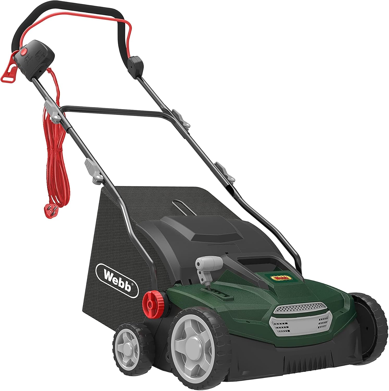 Webb 2-in-1 1500W Electric Lawn Aerator Scarifier Lawn Rake, 36cm Width ...