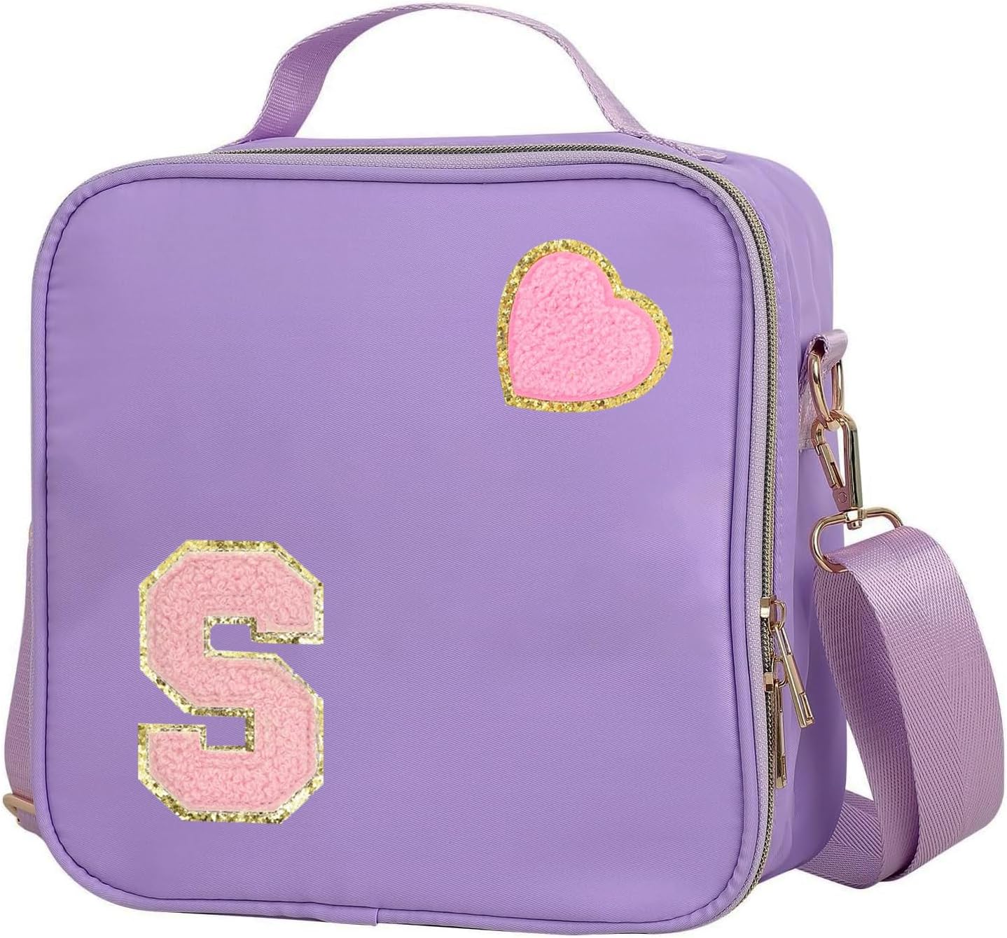 Amazon.com: Insulated Nylon Lunch Box for Girls, Kids, and Women ...