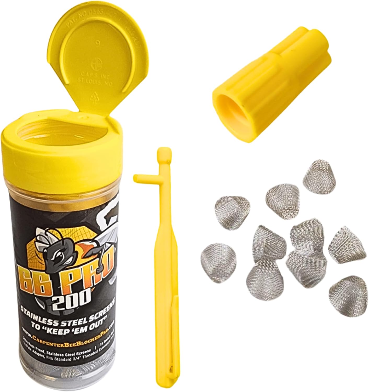 Amazon.com : Carpenter Bee Traps for Outside – BB PRO® (200 Count) Trap ...